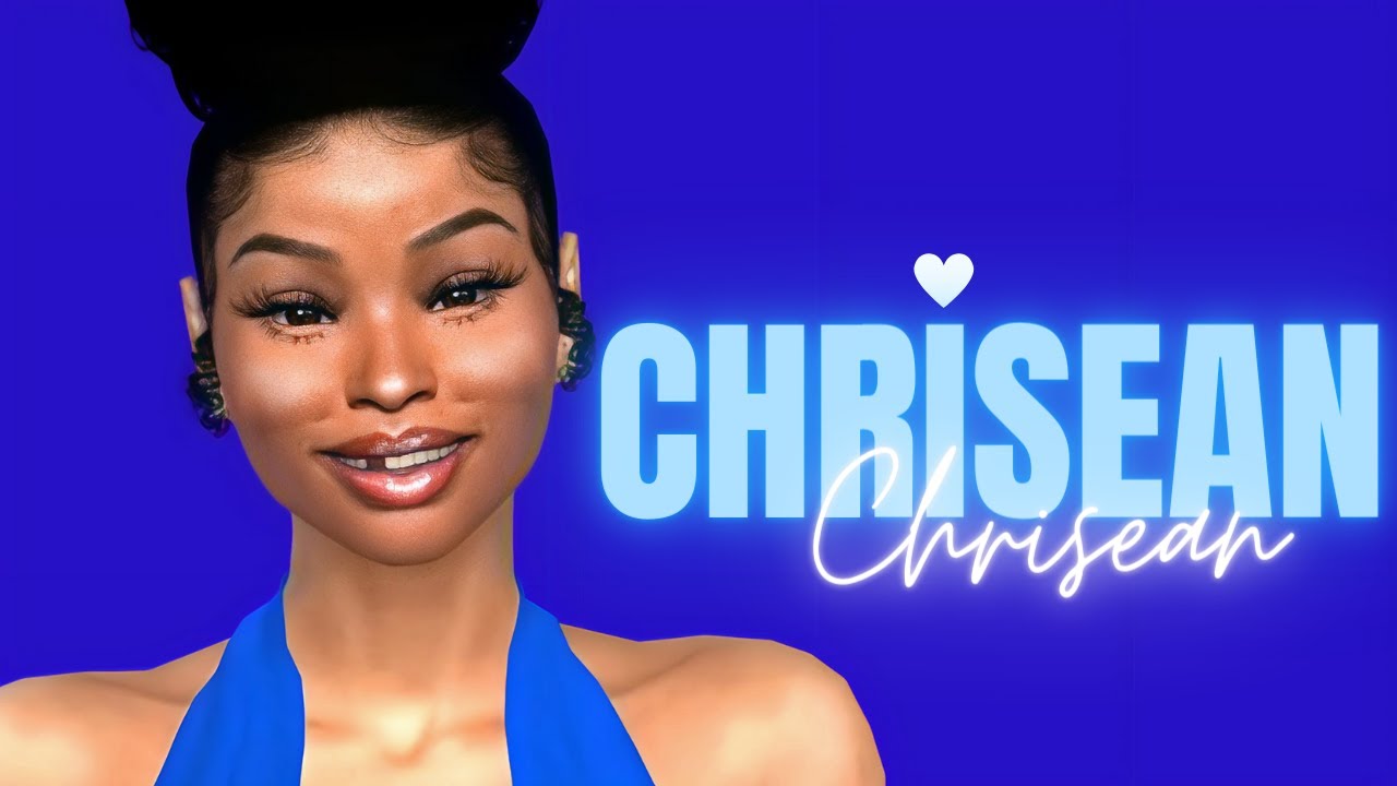 Sims 4 CAS | Chrisean Rock + CC Folder & Sim Download PUBLIC - YouTube
