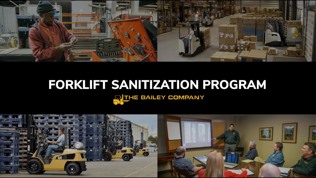 The Bailey Company - Forklift Sanitization Program - YouTube