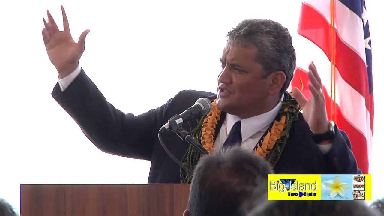 Mayor Billy Kenoi State of Hawaii County Address - YouTube