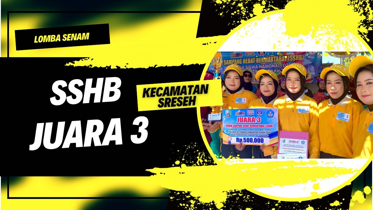 JUARA 3 LOMBA SENAM SSHB (Senam Sampang Hebat Bermartabat) se KABUPATEN SAMPANG ~ KECAMATAN ...