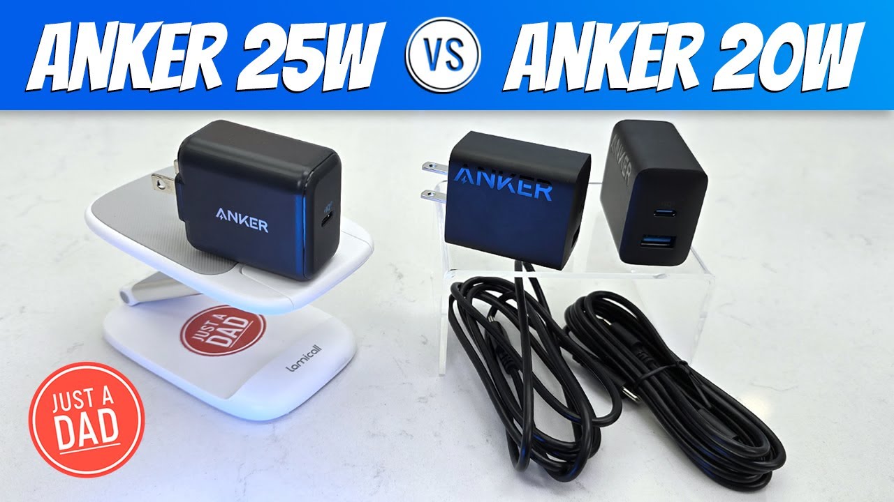 Anker 25W vs Anker 20W iphone 15 Fast Charger COMPARISON - YouTube
