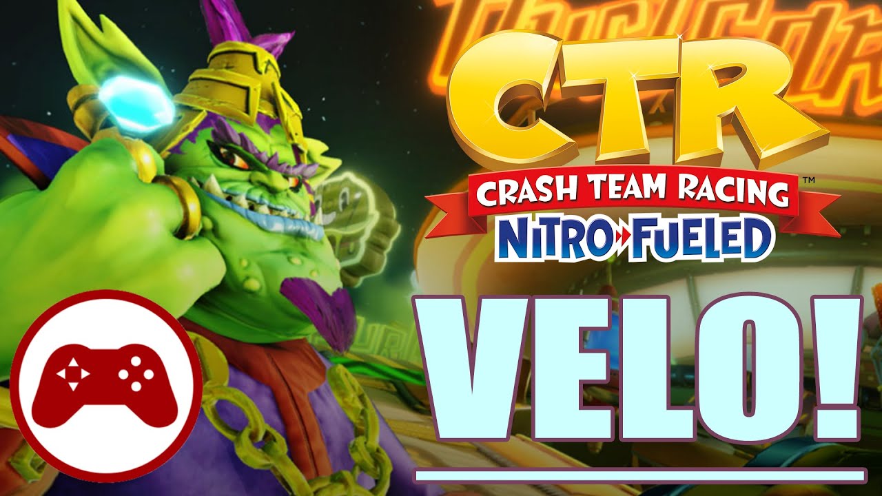 Emperor Velo is in CTR! (Crash Team Racing Nitro-Fueled Gasmoxia Grand ...