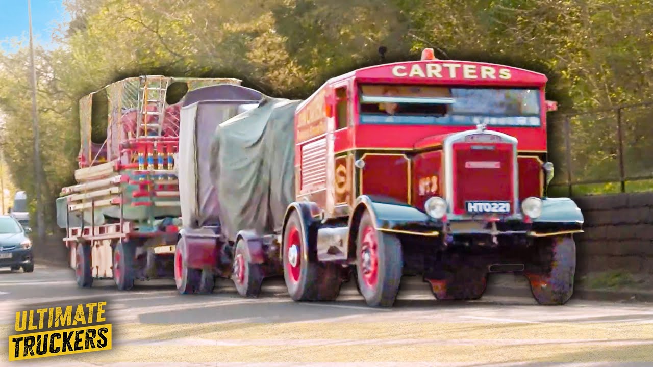 1946 Scammell Showtrac Transports Huge Vintage Fun Fair - YouTube