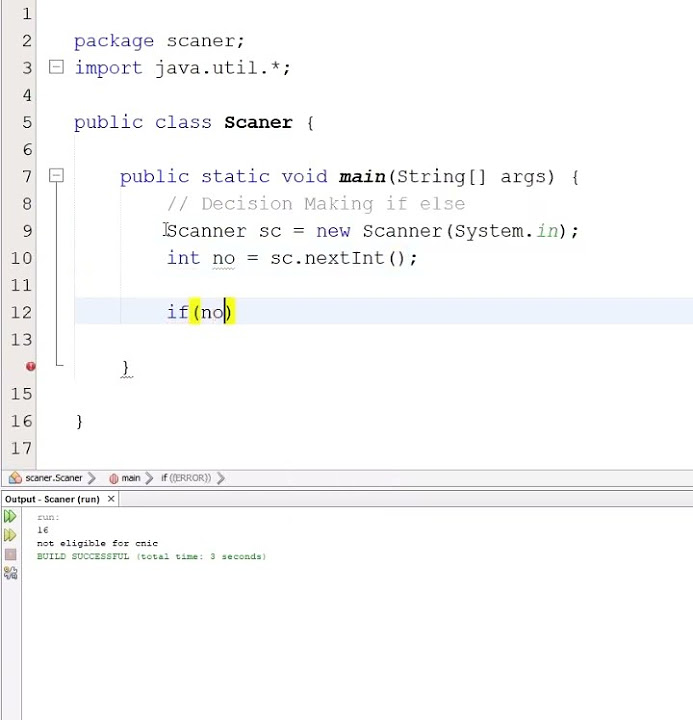 Decision Making IF ELSE(Control Structure) - YouTube