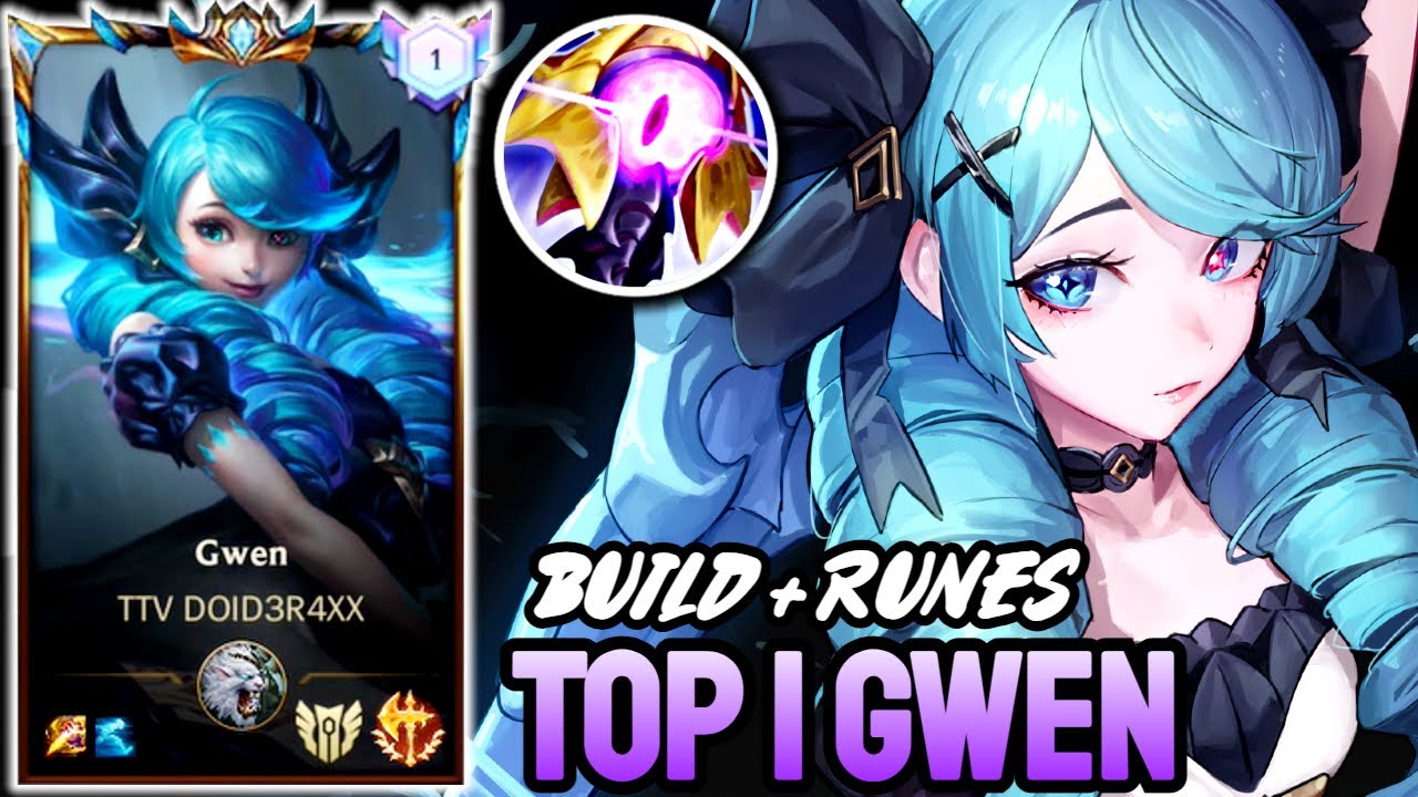 WILD RIFT GWEN - TOP 1 GWEN GAMEPLAY - CHALLENGER RANKED - YouTube