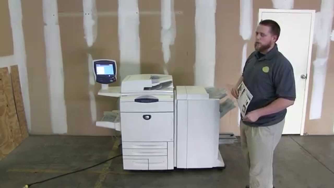 Xerox Docucolor 242 373K 252K - YouTube