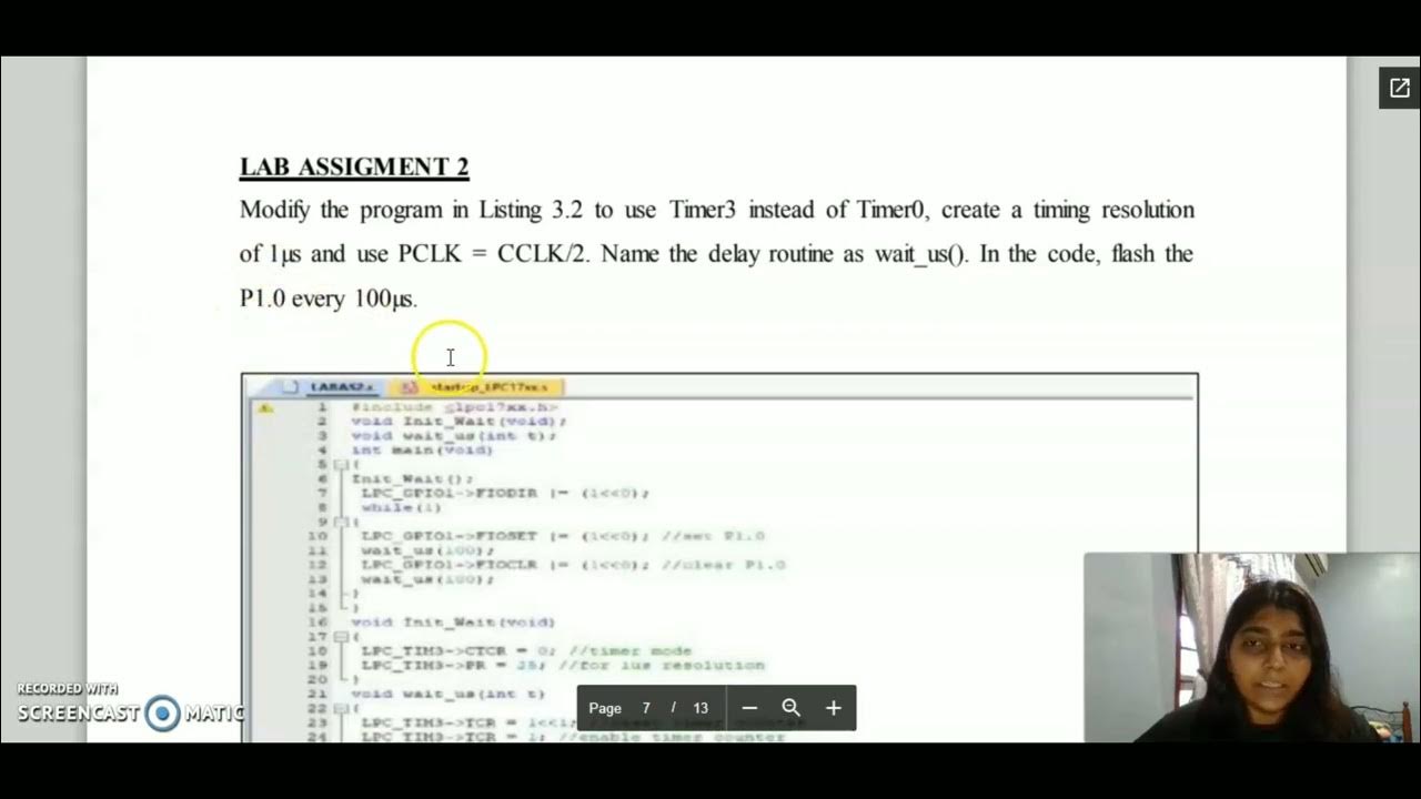 Lab 6 Video Presentation (Interrupt,Timer and PWM in ARM Cortex-M3 Microcontroller) - YouTube