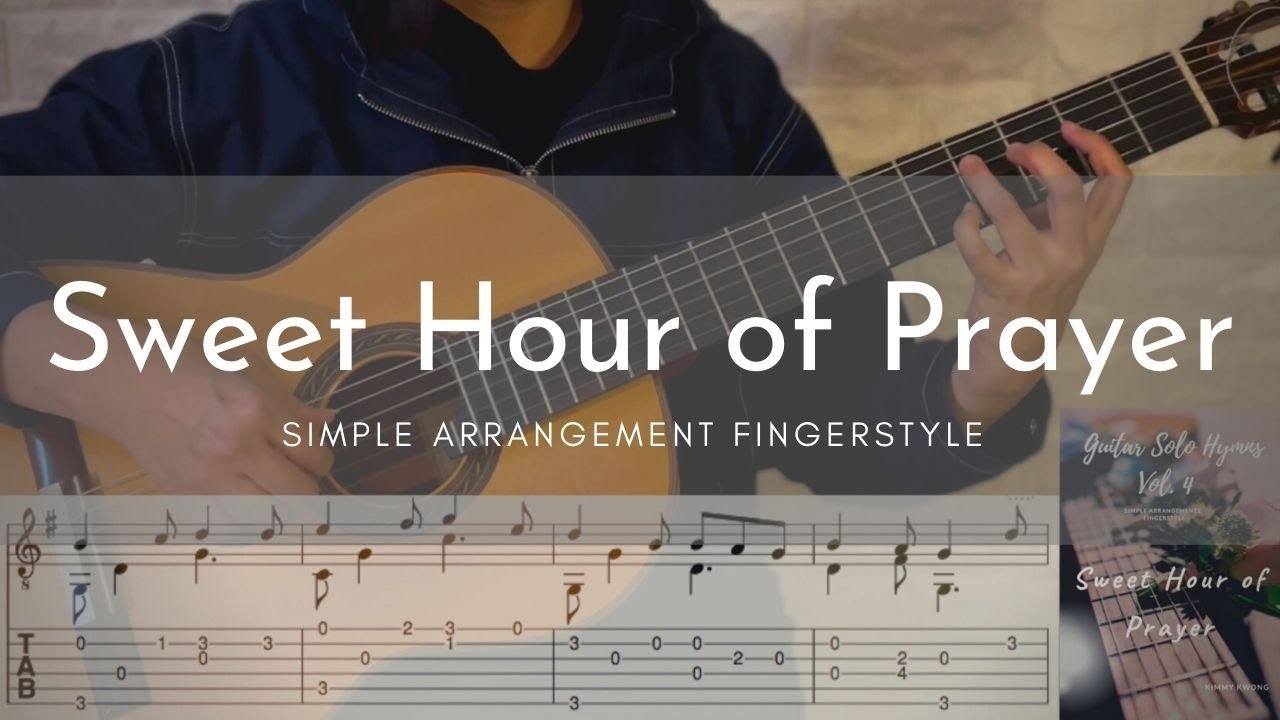 Sweet Hour of Prayer | Guitar TAB | Simple Fingerstyle Guitar (Easy ...