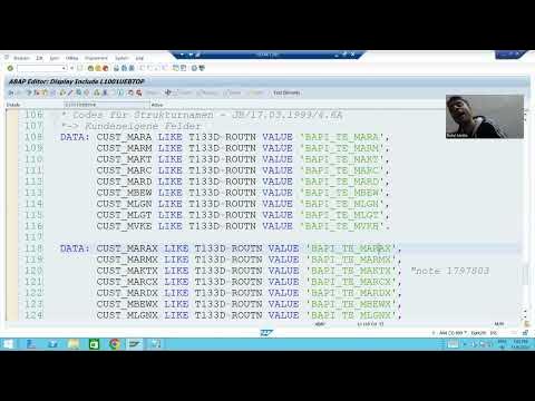 29 Data Migration Techniques BAPI Adding Custom Fields to Standard BAPI Part2 - YouTube