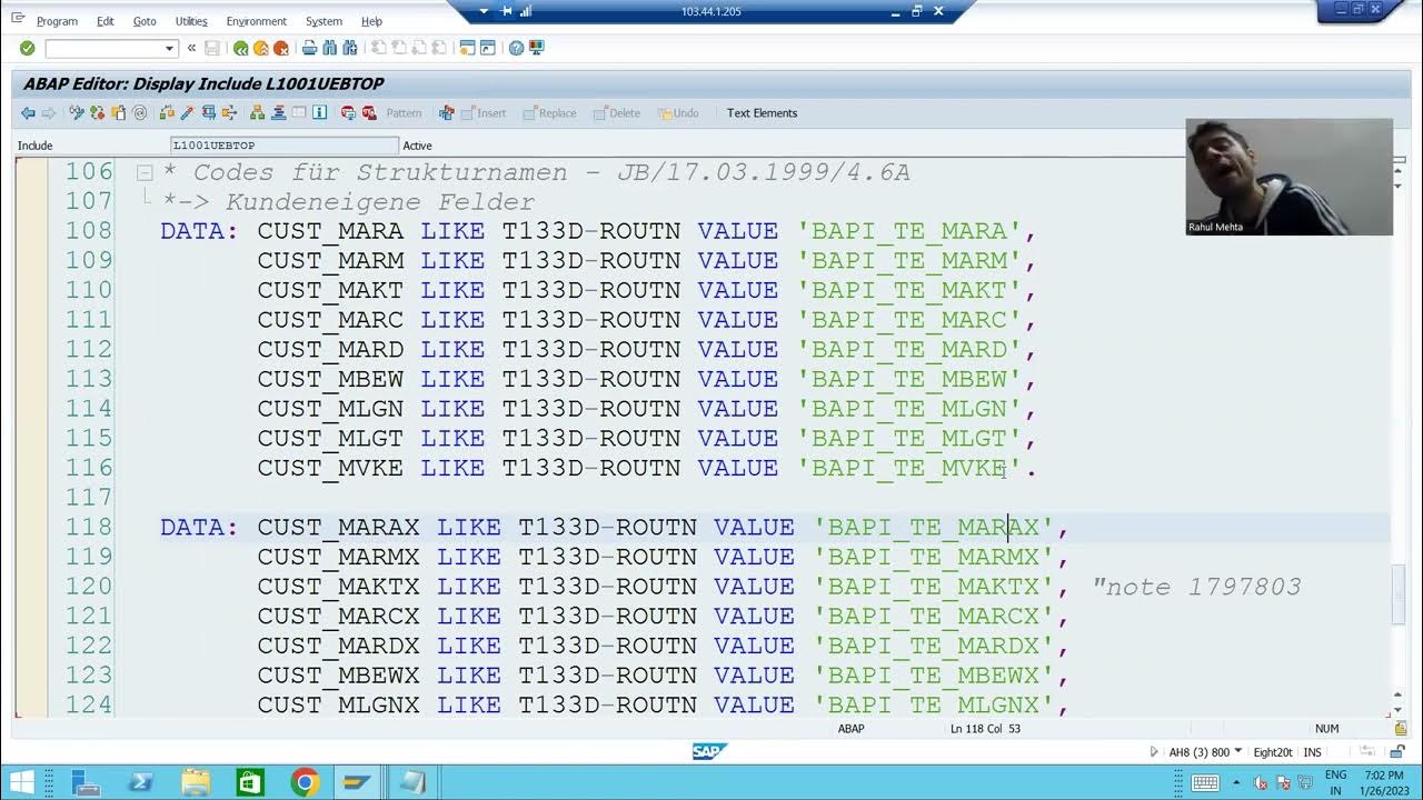 30 - Data Migration Techniques - BAPI - BAPI Extension Part2 - YouTube