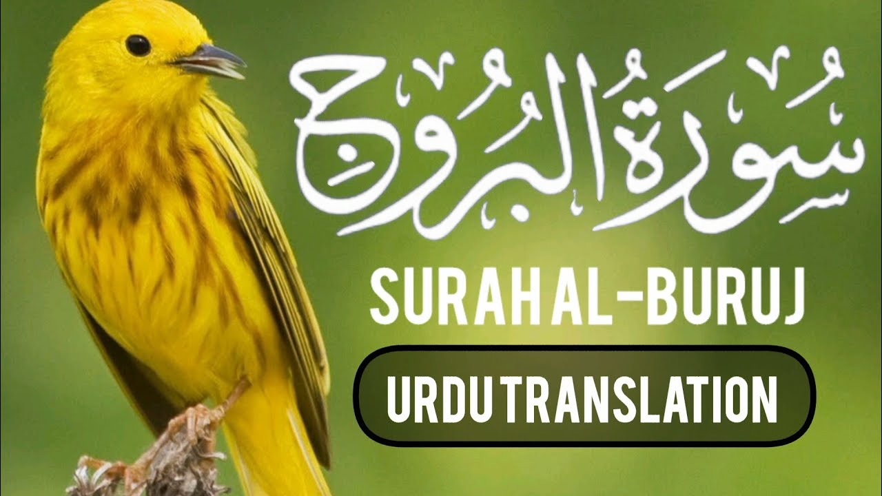 Surah Al-Buruj HD Arabic text | Surah buruj with urdu translation ...