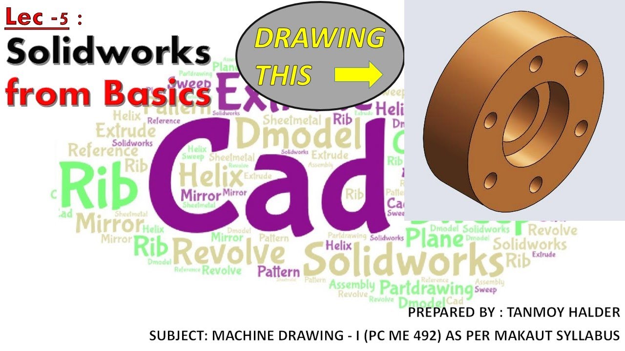 LEC 5 BASICS OF SOLIDWORKS - YouTube