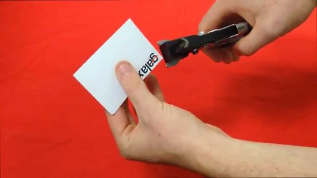 Galaxy 3mm PRO Card Corner Cutter - YouTube