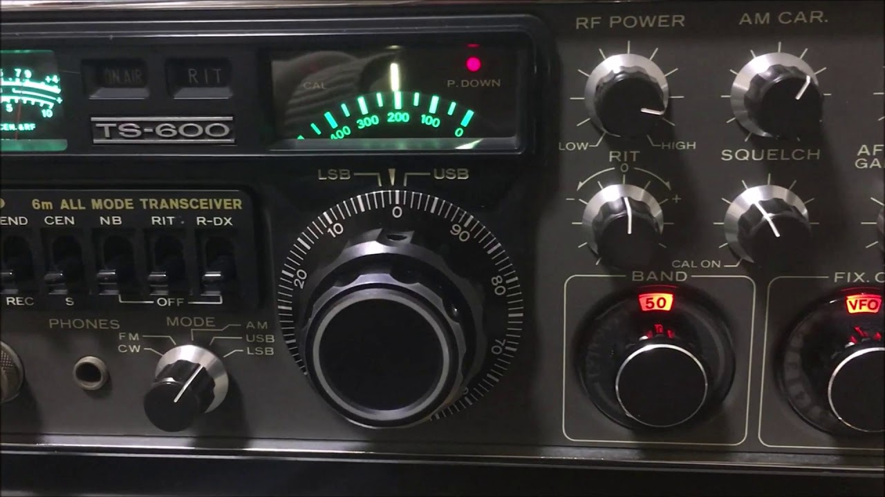 TS-600 with white LED TRIO(now Kenwood) - YouTube