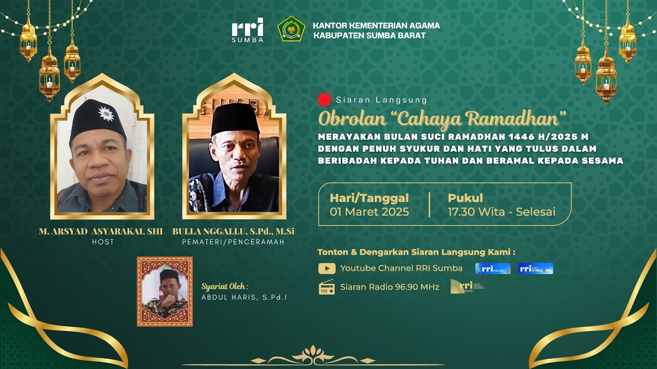 🔴 Live - Merayakan Ramadhan Dengan Penuh Syukur Hati Tulus Beribadah ...