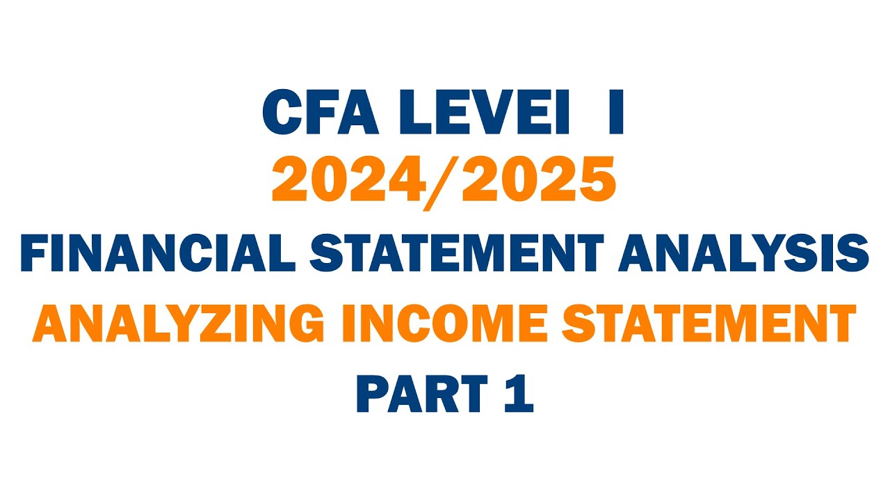 Introduction To & Format Of The Income Statement | Finance with MAR ...