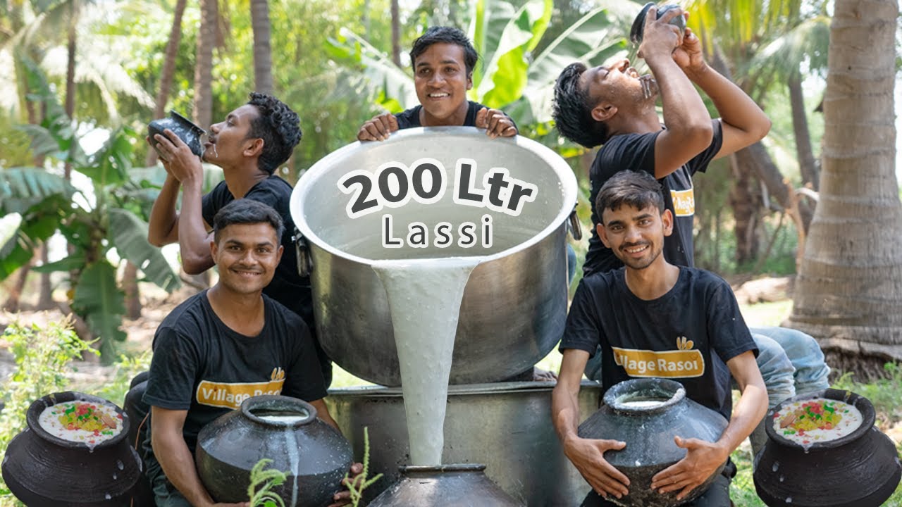 LASSI | DRY FRUIT LASSI | 200 Liter Lassi Recipe | Summer Special ...