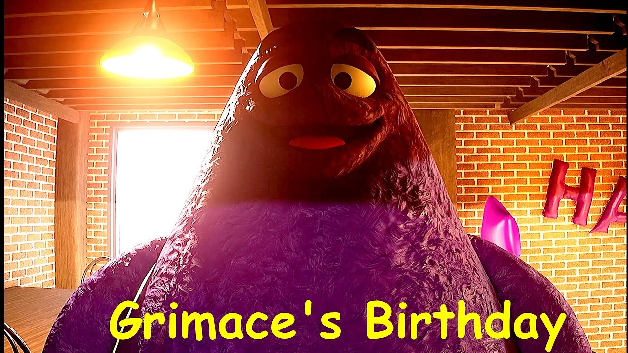 Grimace's Birthday Full Game & Ending Playthrough Gameplay - YouTube