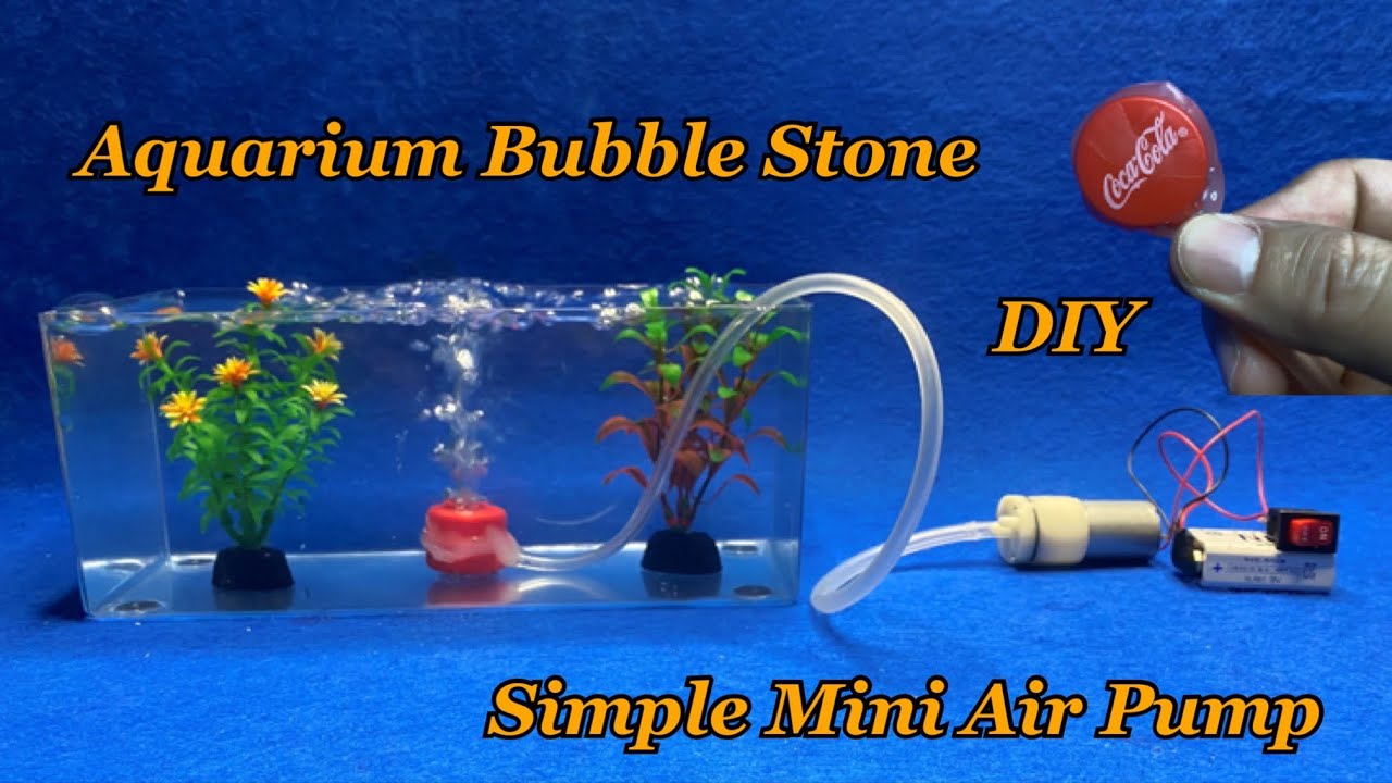 DIY Aquarium Bubble Stone / Power air bubble stone - YouTube