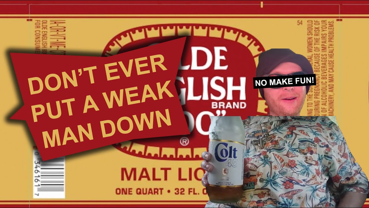 40 Ounce Olde English 800 MALT LIQUOR Board Set Up - YouTube