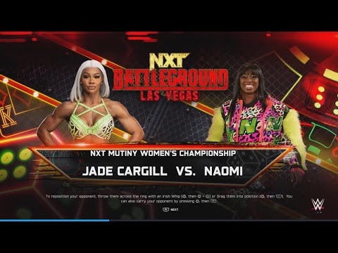Jade Cargill Vs.Naomi.For the NXT. Women's.Mutiny championship. - YouTube