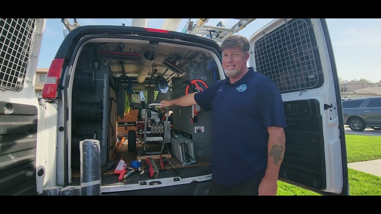 Blue Diamond Window Cleaning and Pressure Washing Van Quickie - YouTube