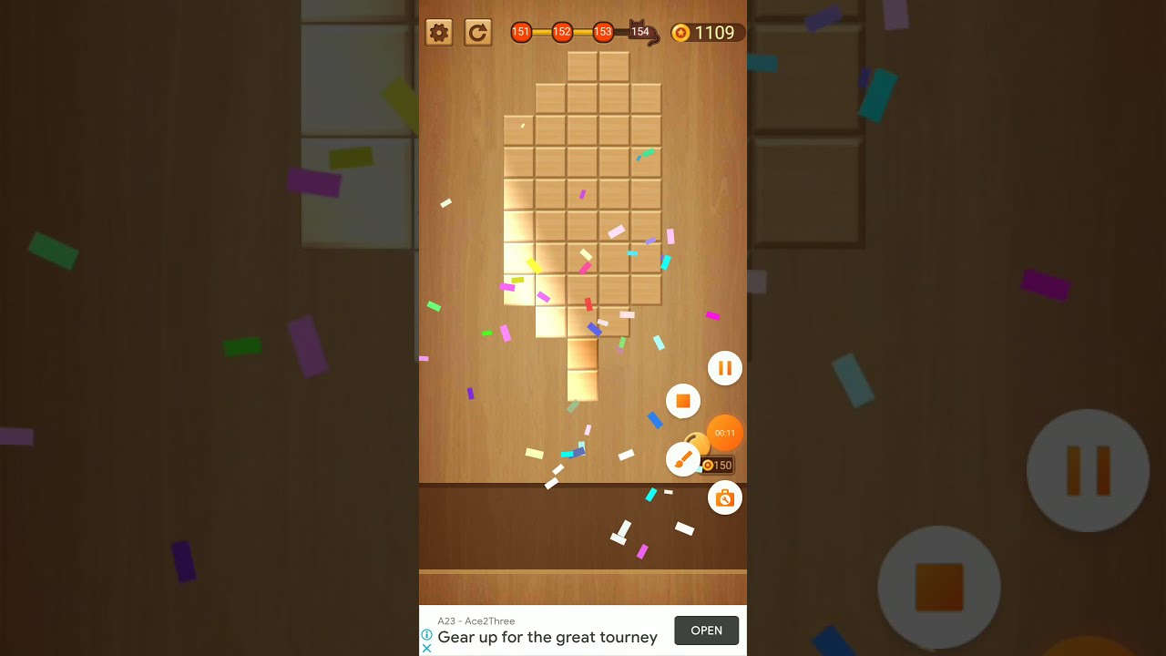 HIGH IQ BlockPuz:JIGSAW PUZZLES & WOOD BLOCK PUZZLE GAME||LEVEL 153 ...