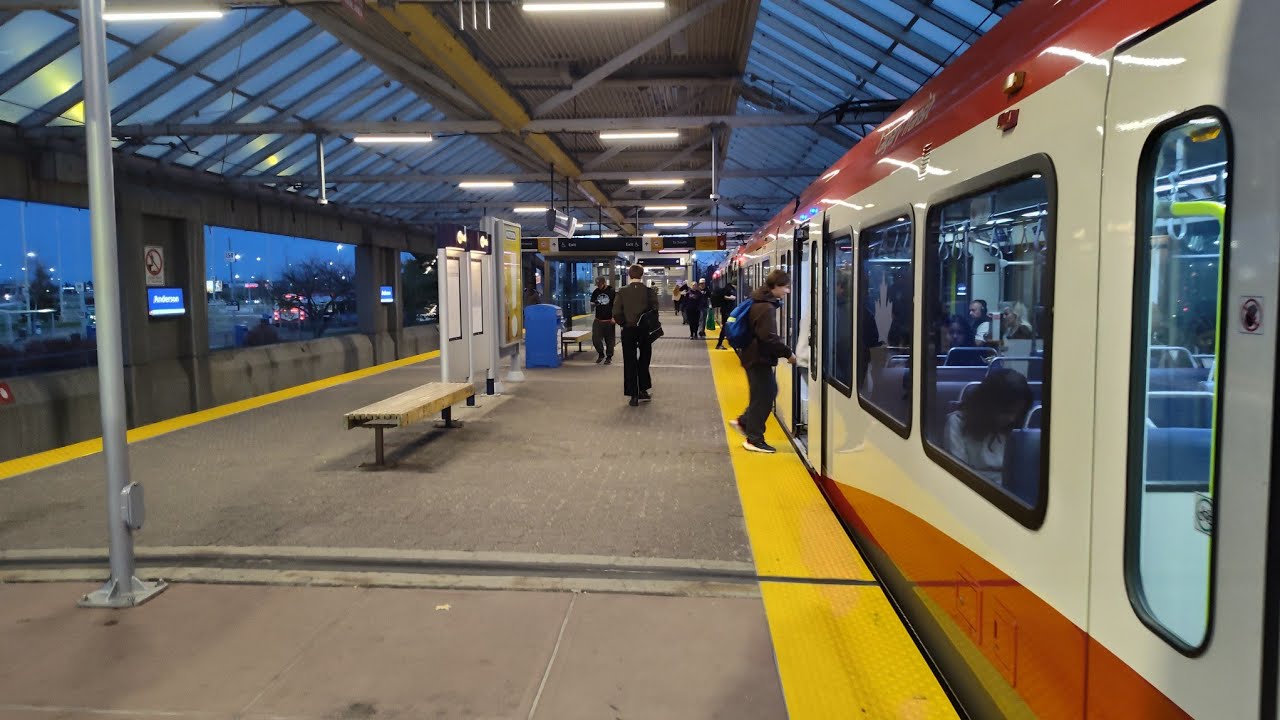 CALGARY CTRAIN: Anderson LRT Station (full station tour) - YouTube