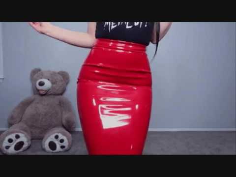 Natalie Nightwolf wearing latex, faux leather, PVC and vinyl - YouTube