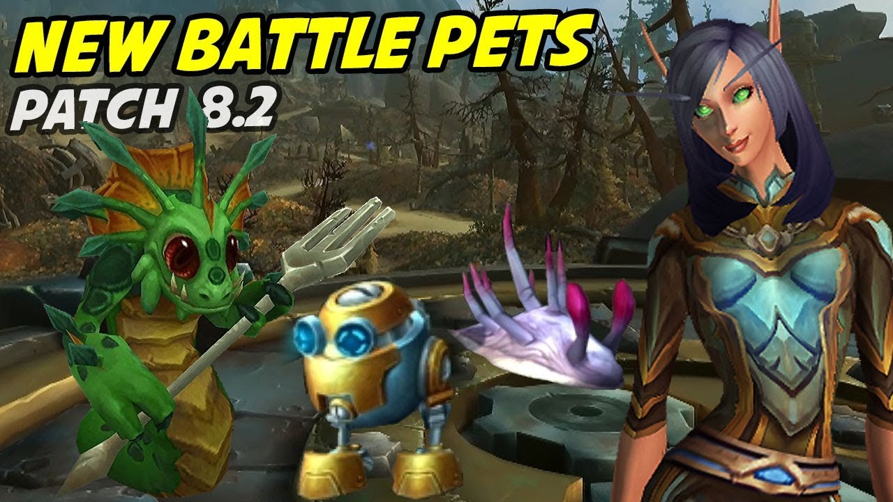 Anglers' Water Striders Preview & New Battle Pets in Patch 8.2 - YouTube