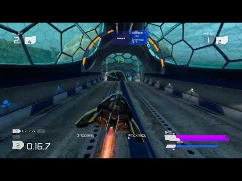Alpha HUD restored in WipEout HD Fury - YouTube