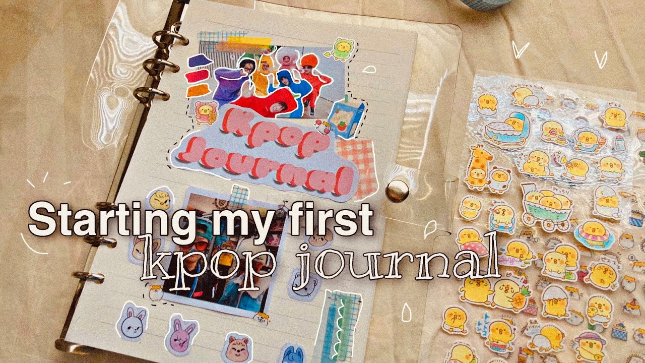 Starting my first K-pop journal!! / kpop journal with me - YouTube