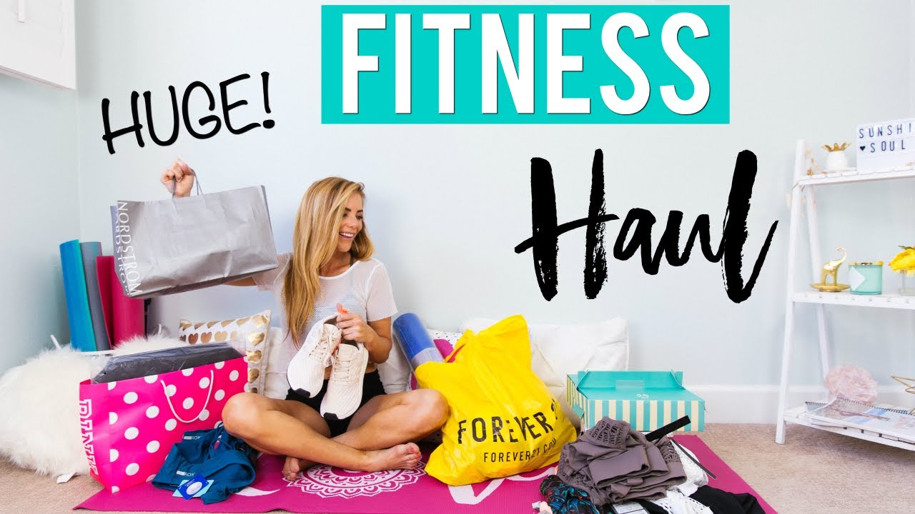 HUGE Summer Fitness Clothing Haul + Try-On! | GIVEAWAY - YouTube