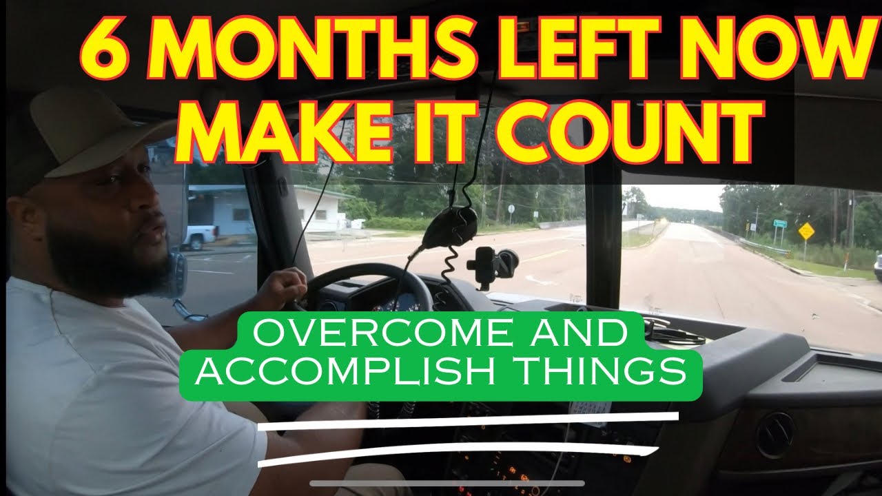 6 MONTHS LEFT IN THIS YEAR TIME TO MAKE IT COUNT AND START ...