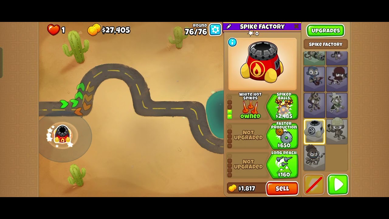 BTD6 Advanced Challenge | ONLY 1% CAN PASS THIS GAME FOR ROUND 76 | By ...