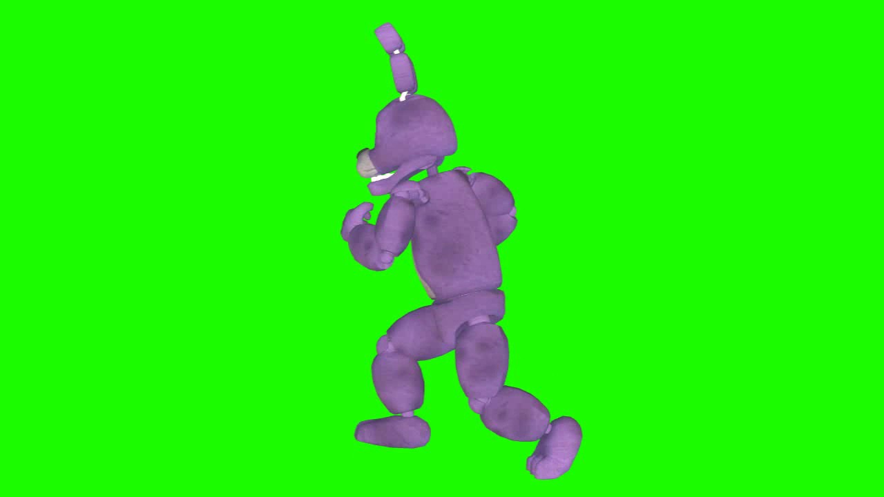 bonnie run animated right Five Nights at Freddy's chroma - YouTube