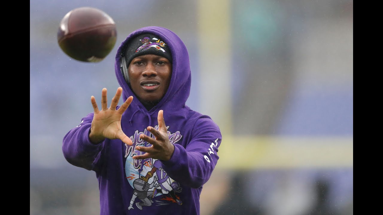 Marquise "Hollywood" Brown of the Baltimore Ravens Drops it Like its ...