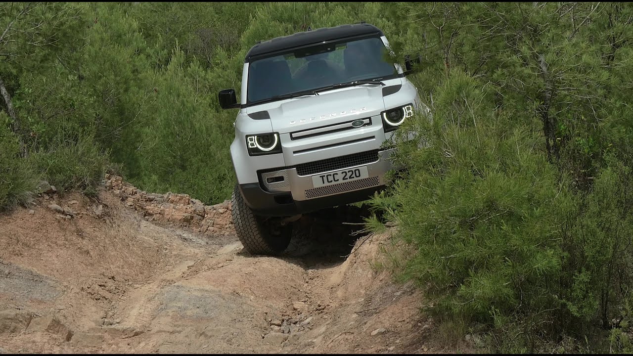 Land Rover Defender Plug-In Hybrid 2021 | Driving Footage | Off-Road ...
