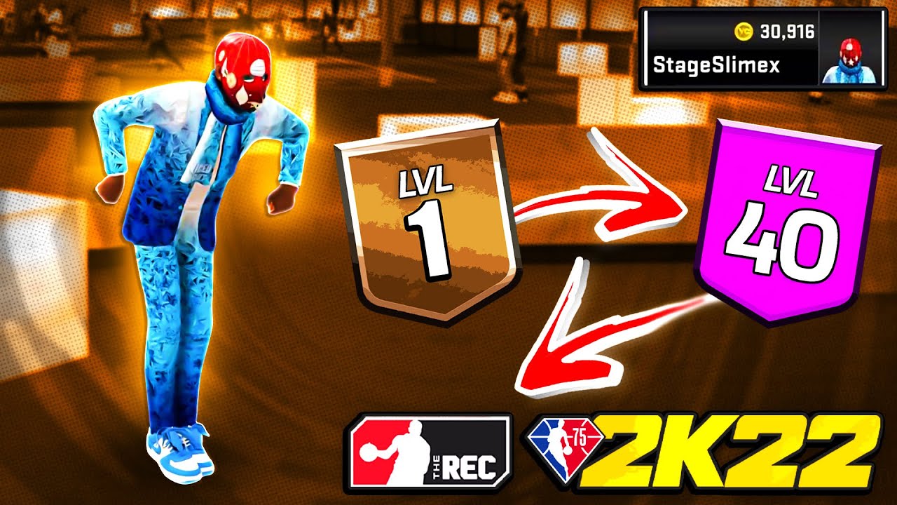 HOW TO GET THE MOST REP IN 2X REC in NBA 2K22 BEST METHOD TO HIT LEVEL ...
