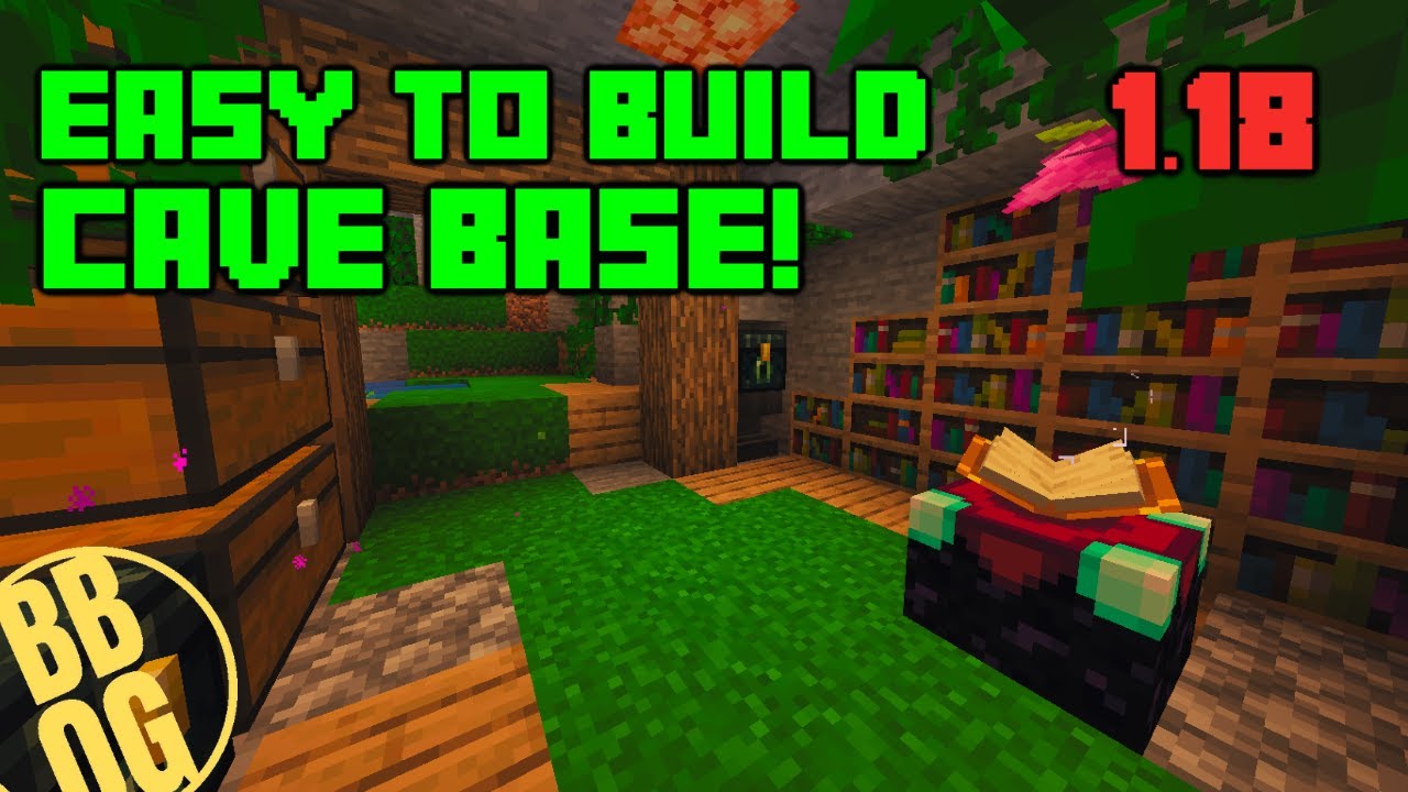 Easy To Build Cave Base - Minecraft Build Tutorial - YouTube