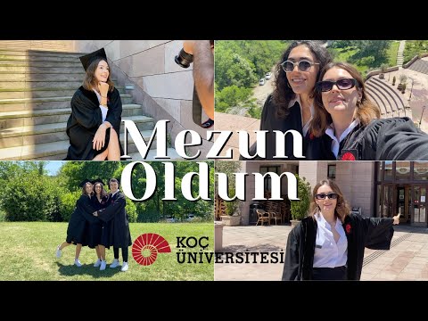KOÇ ÜNİVERSİTESİ'NDEN MEZUN OLDUM | Kep Çekimi ve Okul Turu