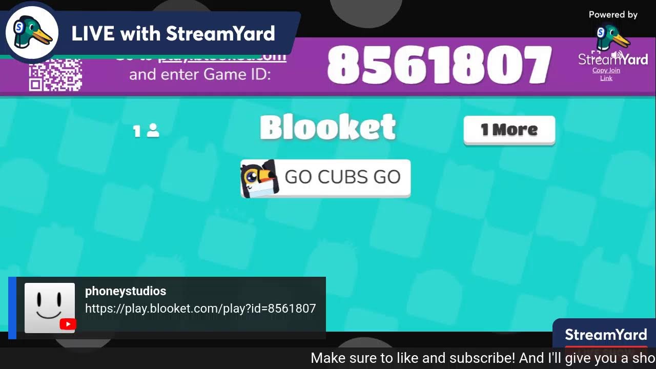 blooket live stream - YouTube