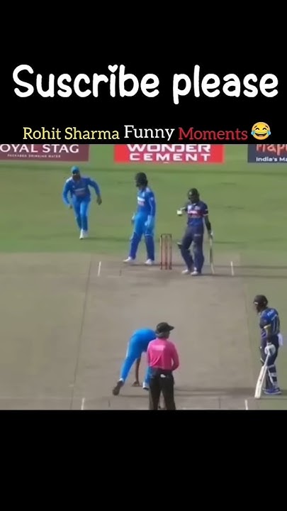 Rohit Sharma funny moments #cricketlover #comedy #viralvideo #funny #cricket - YouTube