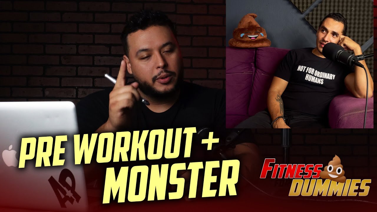 FITNESS FOR DUMMIES | PREWORKOUT + MONSTER - YouTube