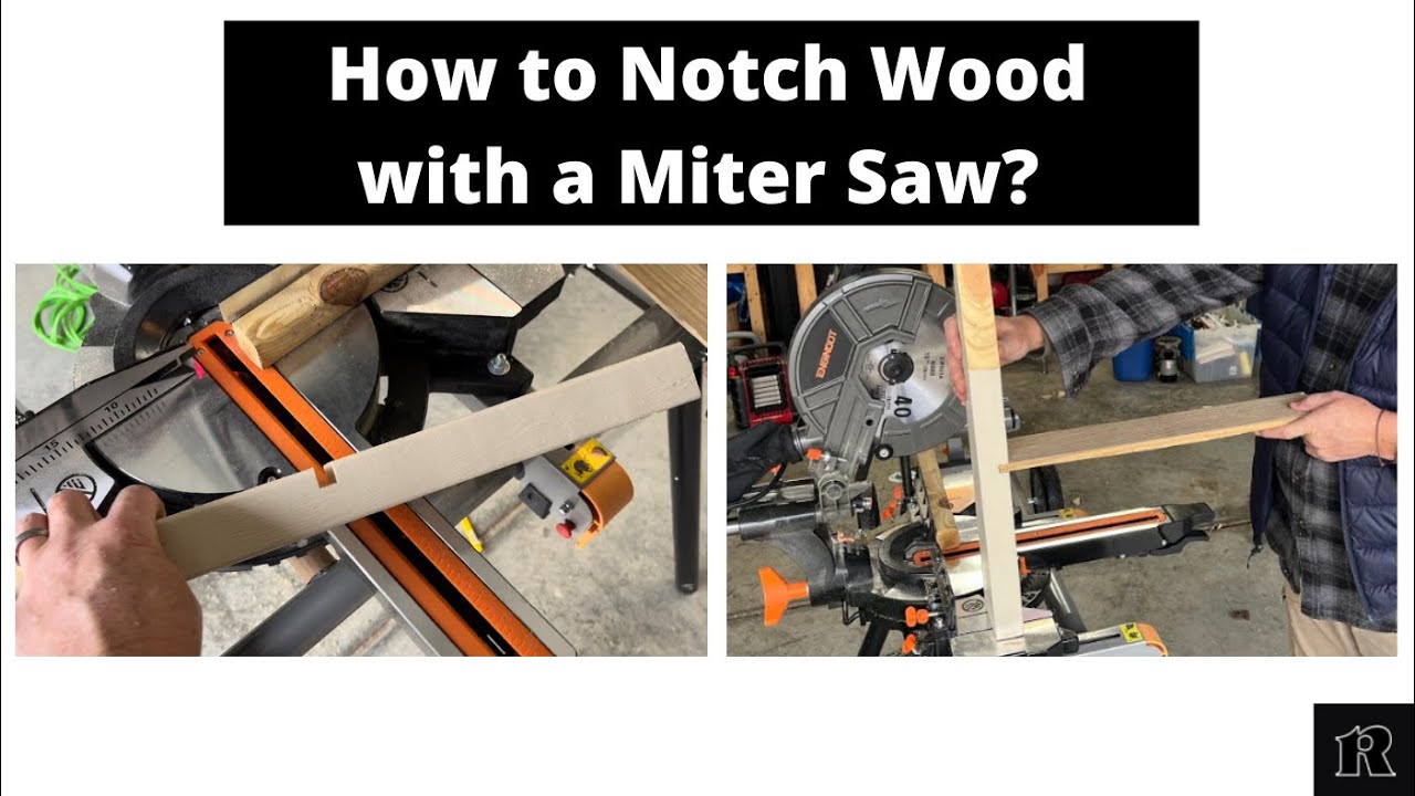 How to Notch Wood with a Miter Saw? - YouTube