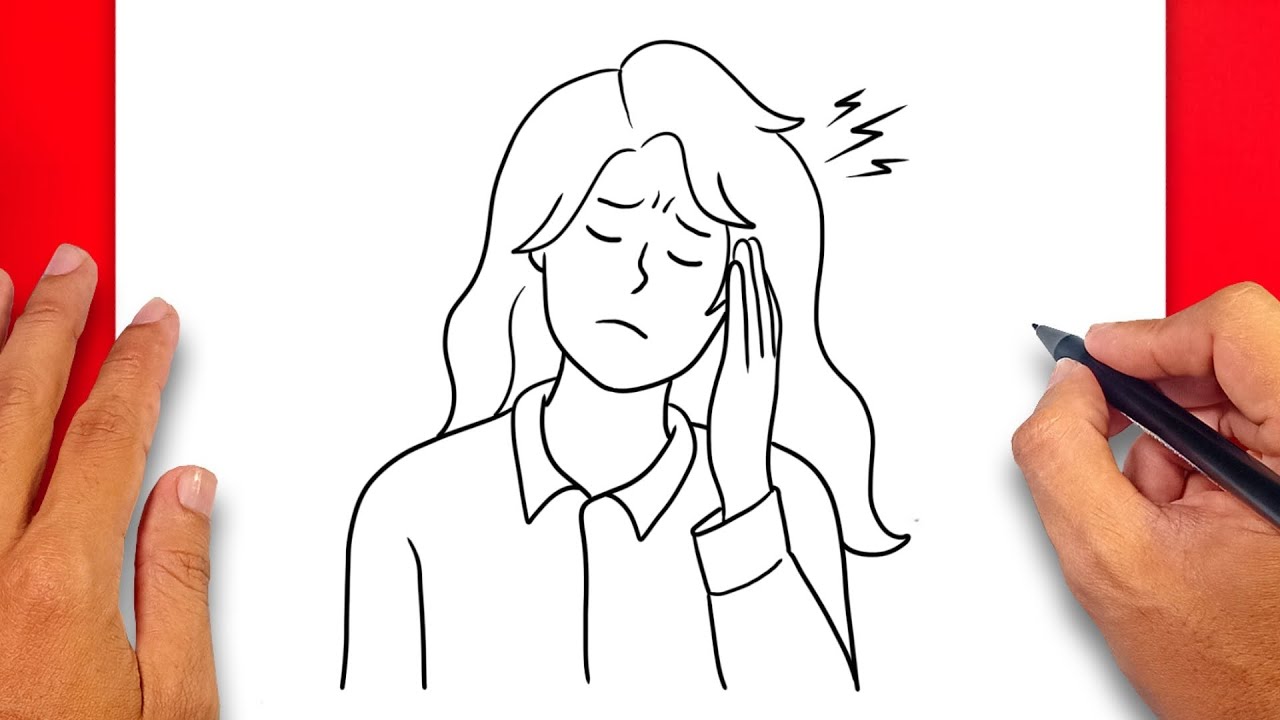 How to draw Headache - Disease Drawing - YouTube