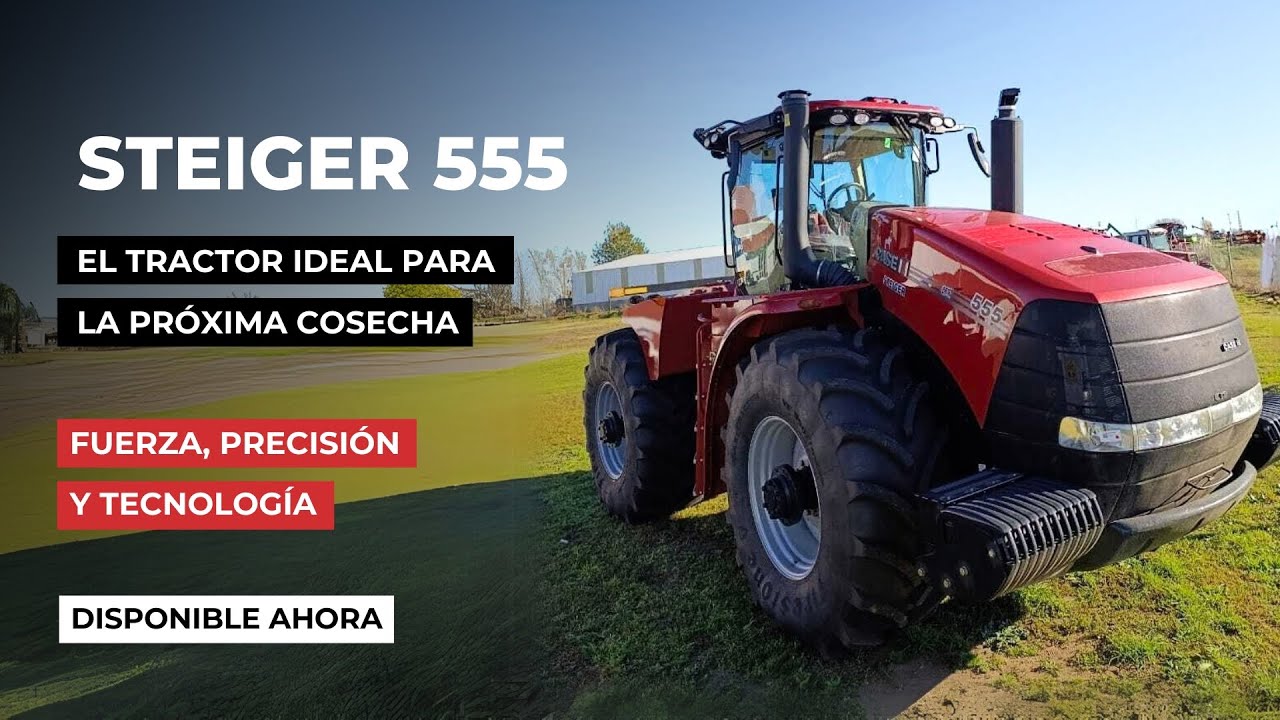 Cuando el campo exige más, Trayken responde con un Steiger 555 - YouTube