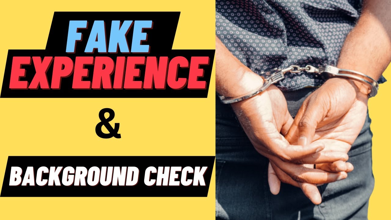 fake experience certificate in IT Company Consequences & background ...