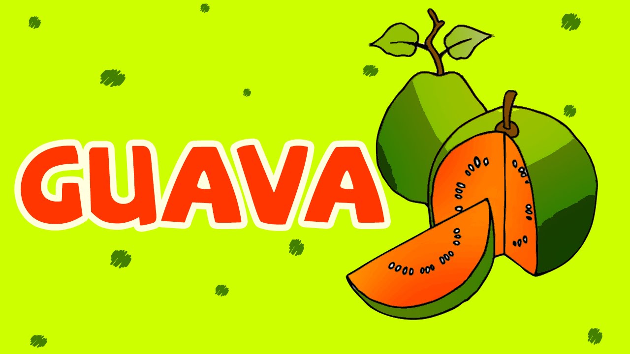 Fruits Rhymes For Kids | Guava | English Nursery Rhymes For Children ...