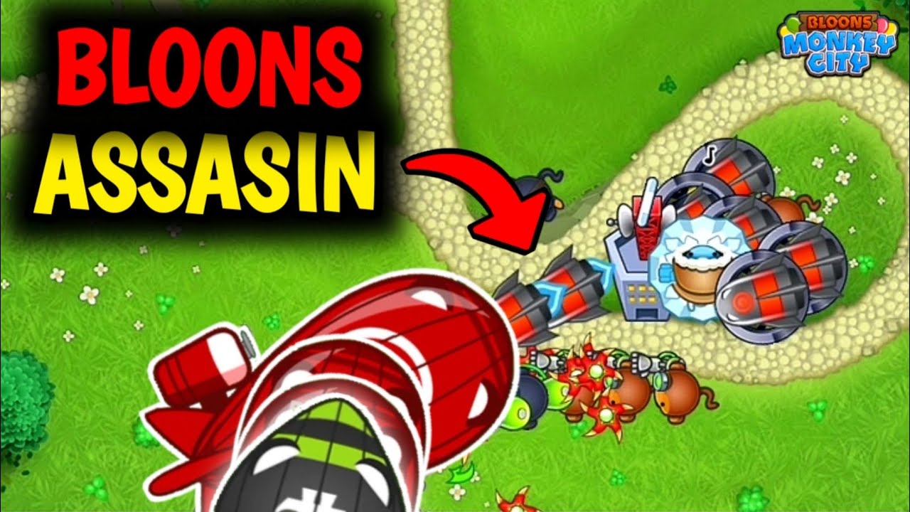 BLOONS ASSASSIN a.k.a MOAB ASSASSIN in Bloons Monkey City... 🐵 - YouTube